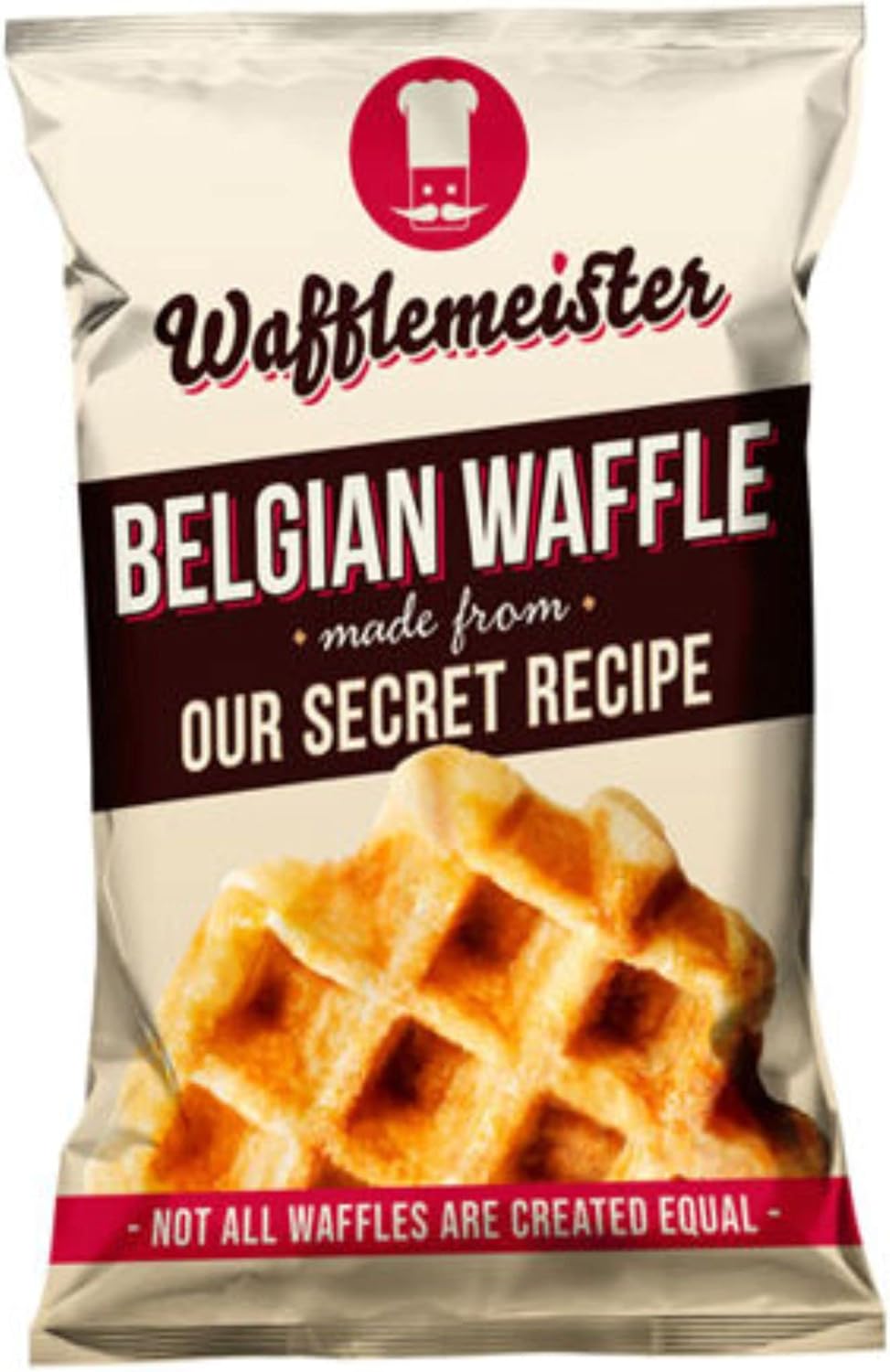 Wafflemeister Classic Belgian Liege Waffle (30 x 90g) Resturant Quality ...