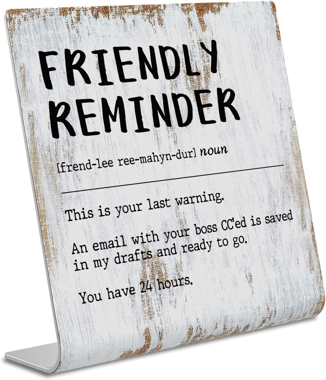 Amazon.com: Funny Work Decor Gift For Office Colleagues,Friendly ...
