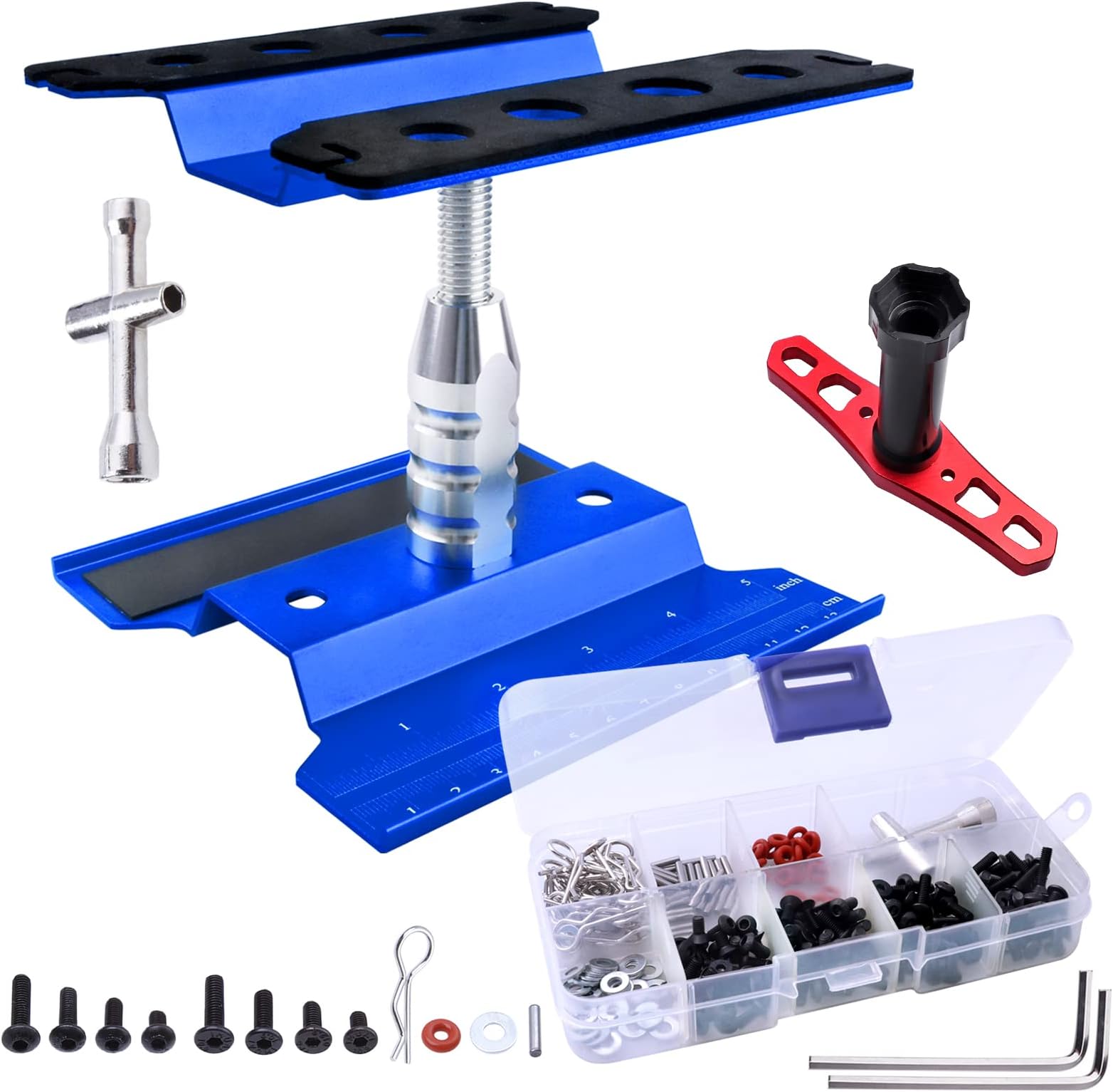 Amazon.com: Aluminum Alloy RC Car Work Stand Repair Workstation with ...