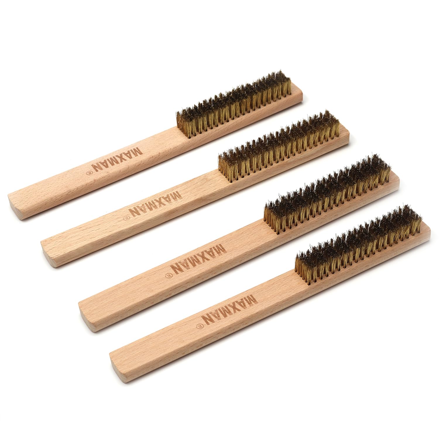 MAXMAN Brass Brush Set 4Pcs, Soft Brass Bristle Wire Nepal | Ubuy