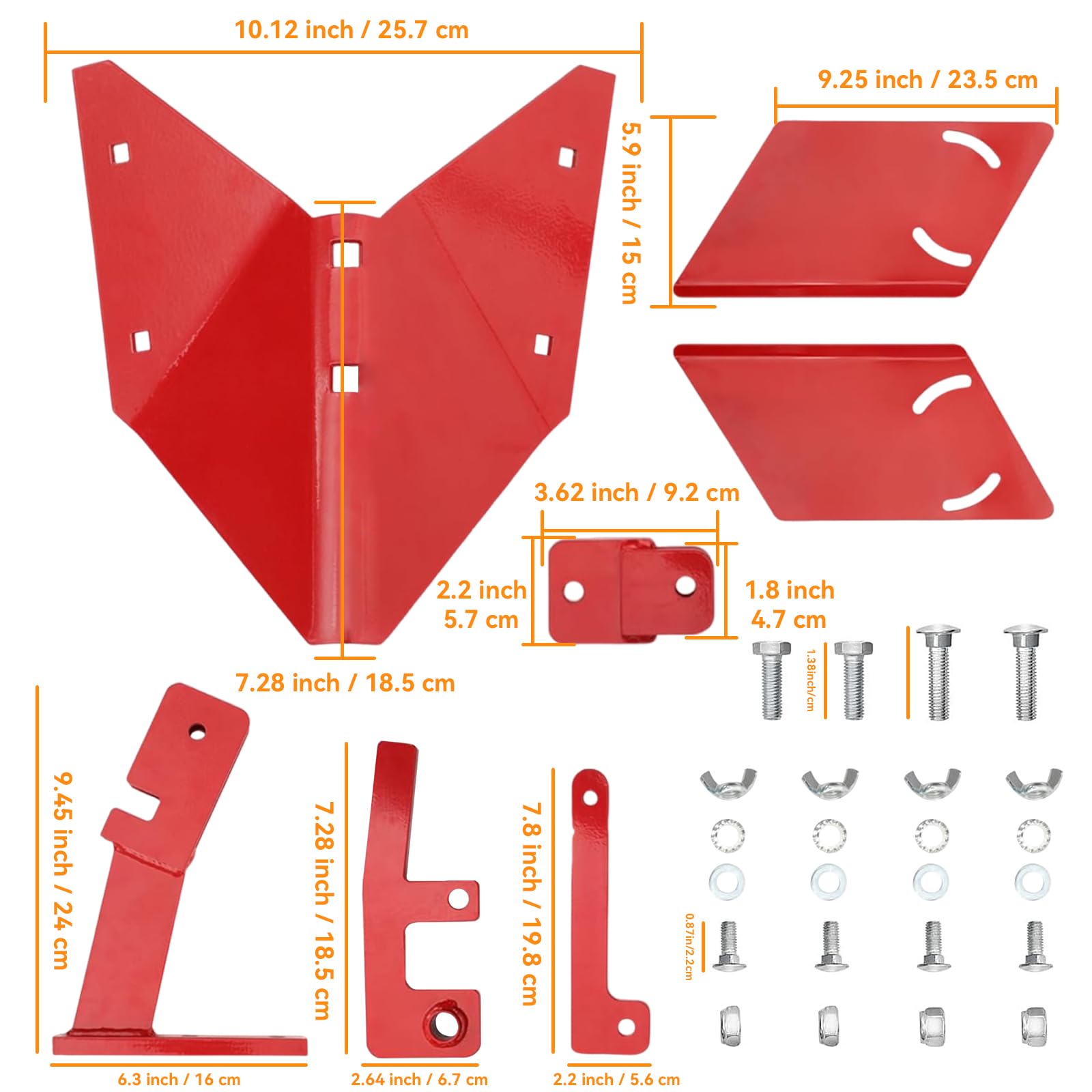 Snapklik.com : 15683 Hiller-Furrower Kit For Rear Tine Tillers, Compatible