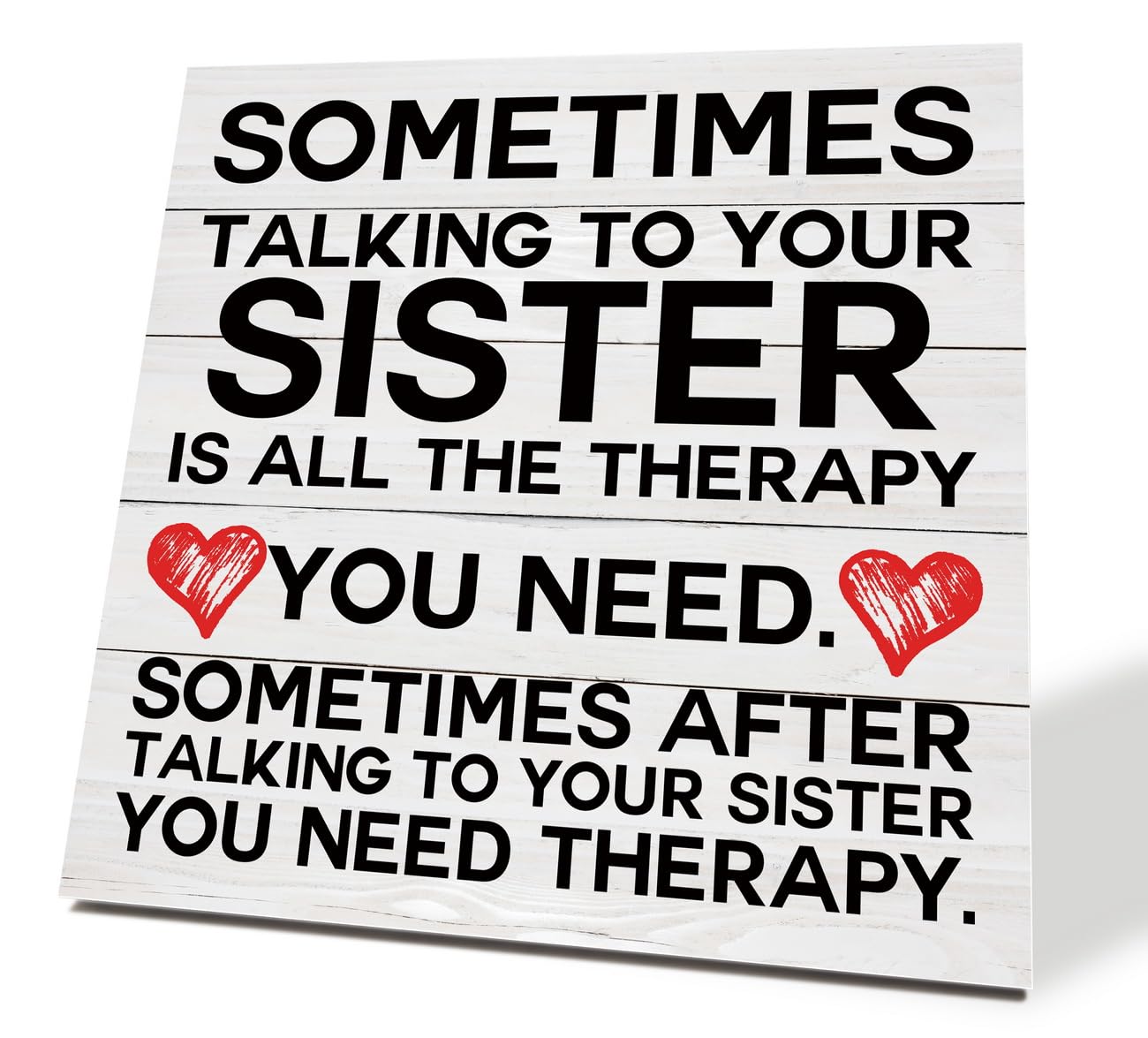 Amazon.com: Sister Decor Sign, Wooden Plaque Sign Table Decor, Table ...