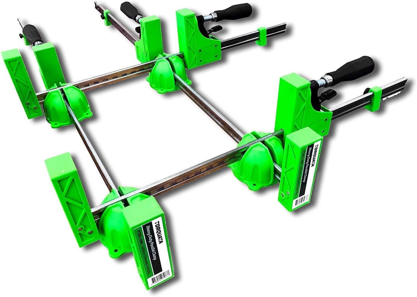 Torquata Set of 4 Heavy-Duty Parallel Clamps 600 & 1000mm Capacity Plus ...