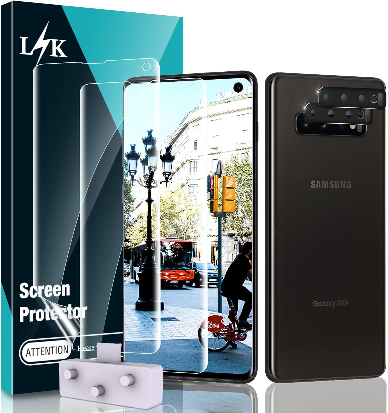Amazon.com: magglass Samsung Galaxy S10 Tempered Glass Screen Protector ...