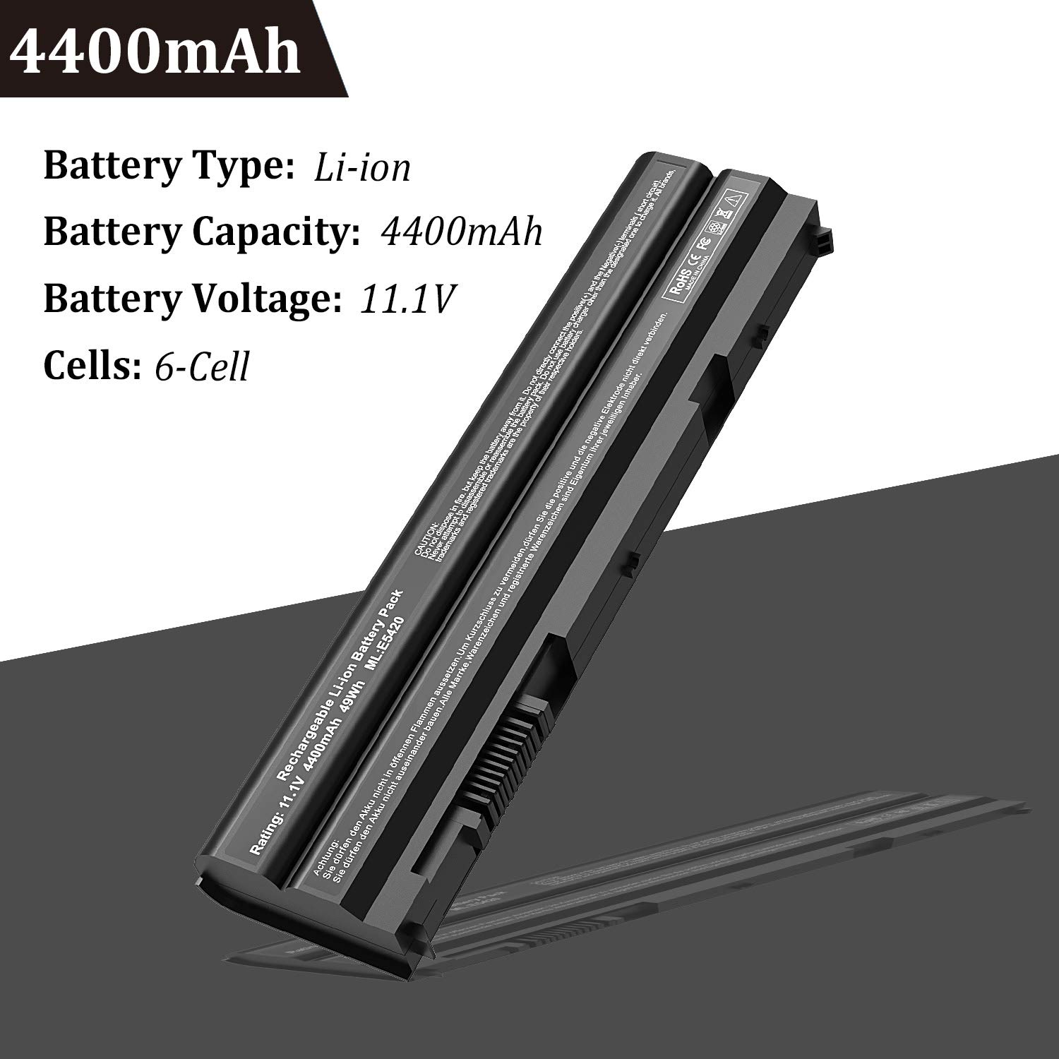 T54FJ E6420 E6430 Laptop Battery Replacement for Dell Latitude E5420 ...