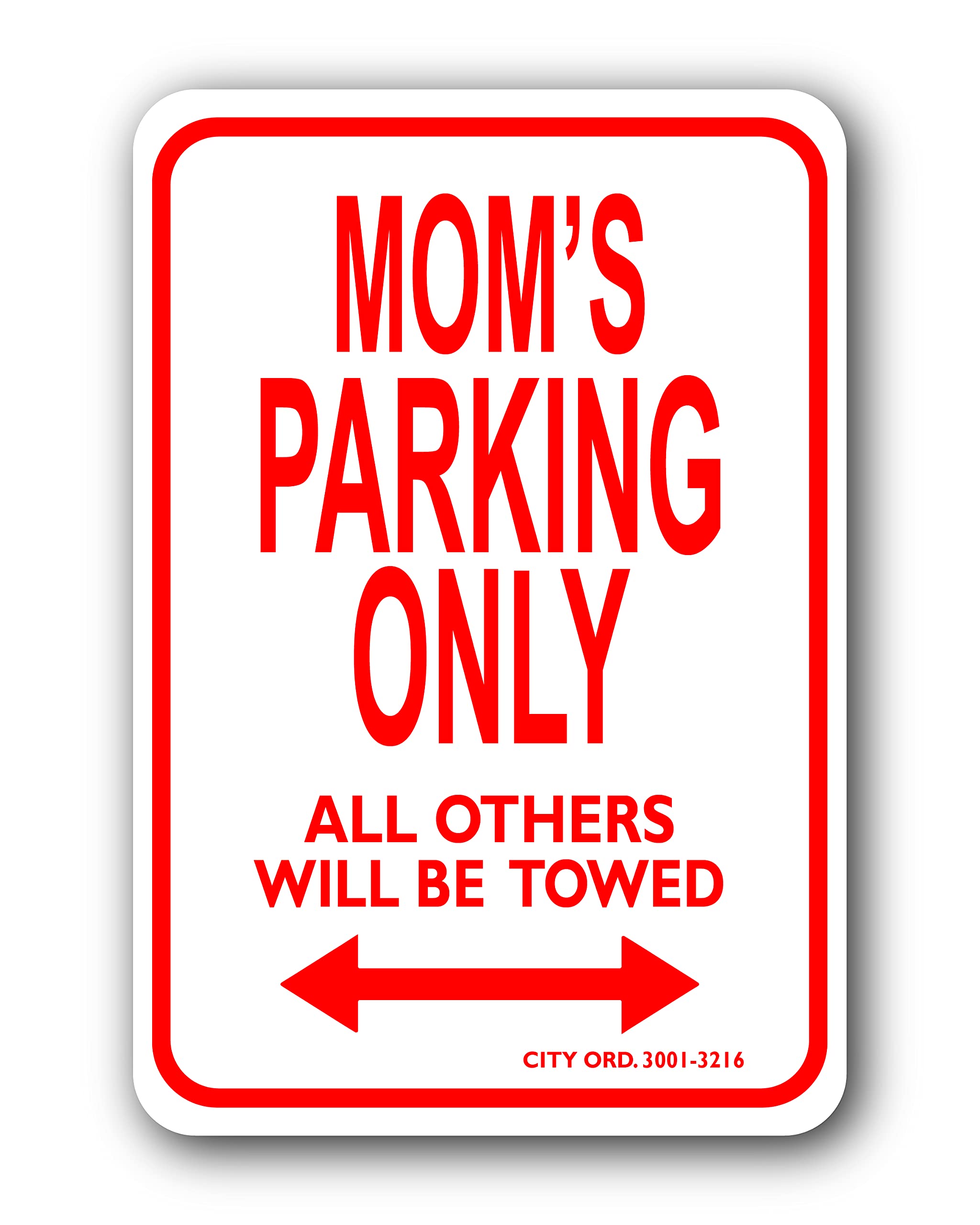 Mom Mini Parking Sign Personalized Parking Sign Novelty Sign For Kids ...