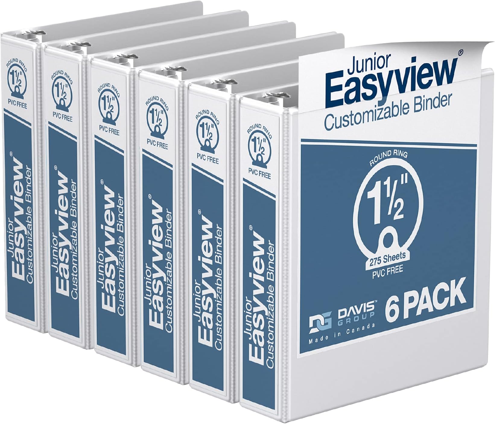 Amazon.com : Samsill Economy 1 Inch Mini 3 Ring Binder, Made in The USA ...