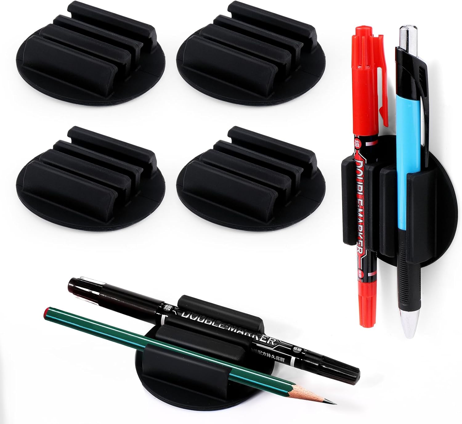 Amazon.com: AIERSA 4Pcs Pencil Holder for Desk, Round : Office Products