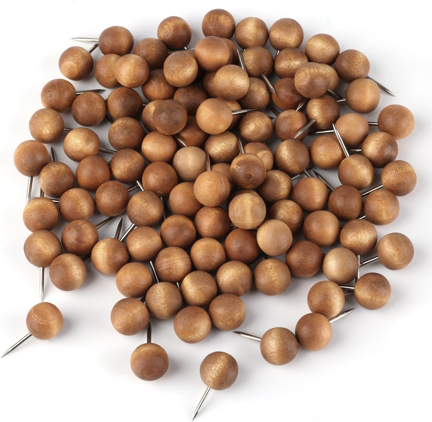 H&S 100 Holz Pinnadeln – Pins für Pinnwand - Plastikfreie ...