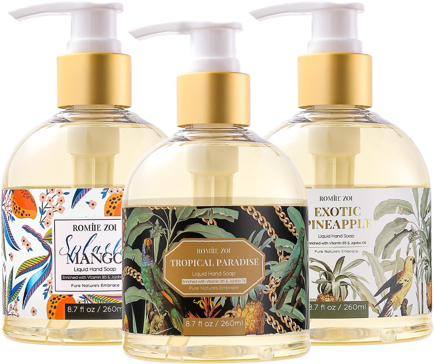 Amazon.com : ROMIIE ZOI Mini Foaming Hand Soap - Pack of 3 - Peony ...