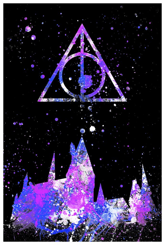 Harry Potter Splash Art Poster Wall Print|Inspirational Motivational ...