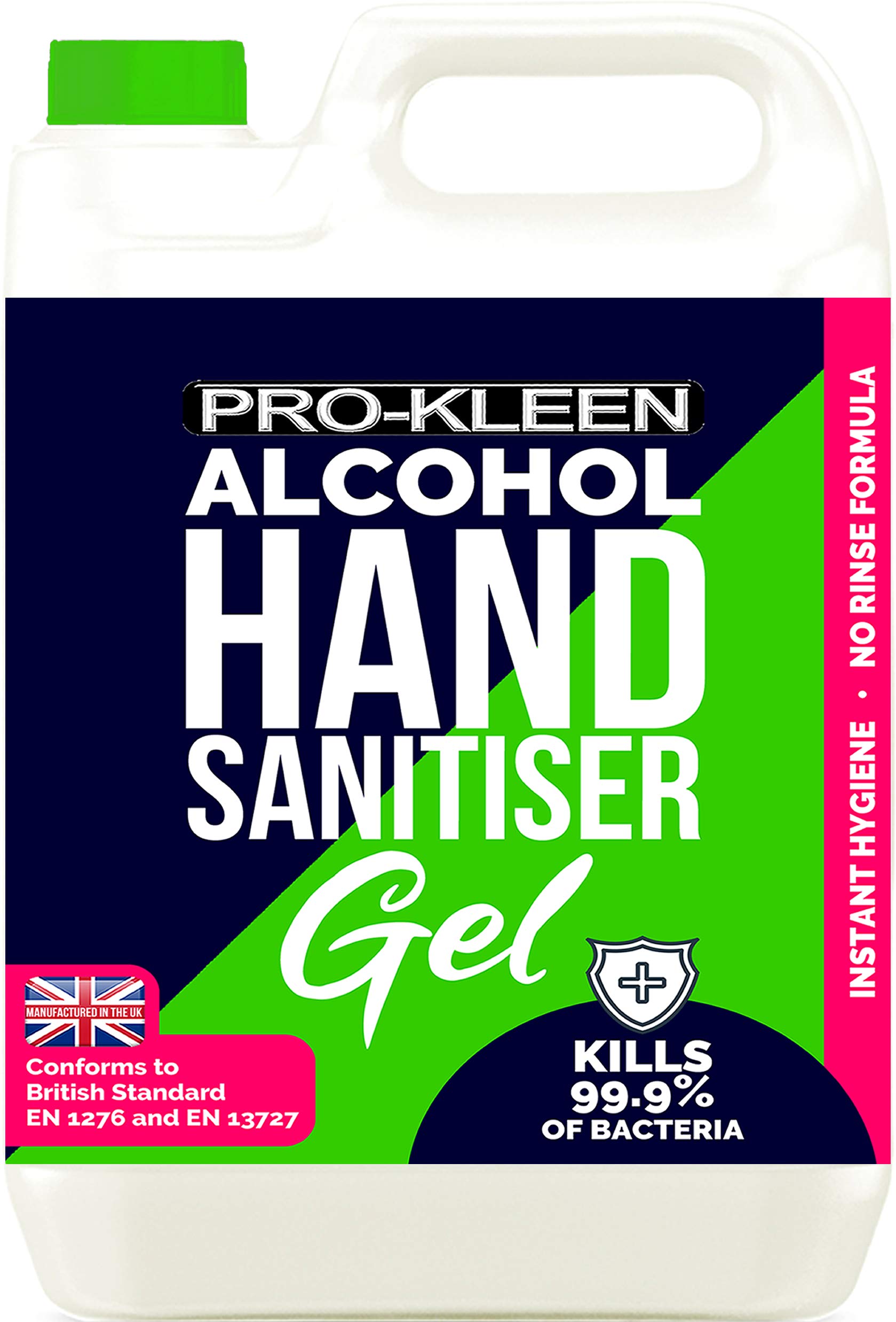 Pro-Kleen Hand Sanitiser Alcohol Gel 70% Antibacterial Sanitizer 5L ...