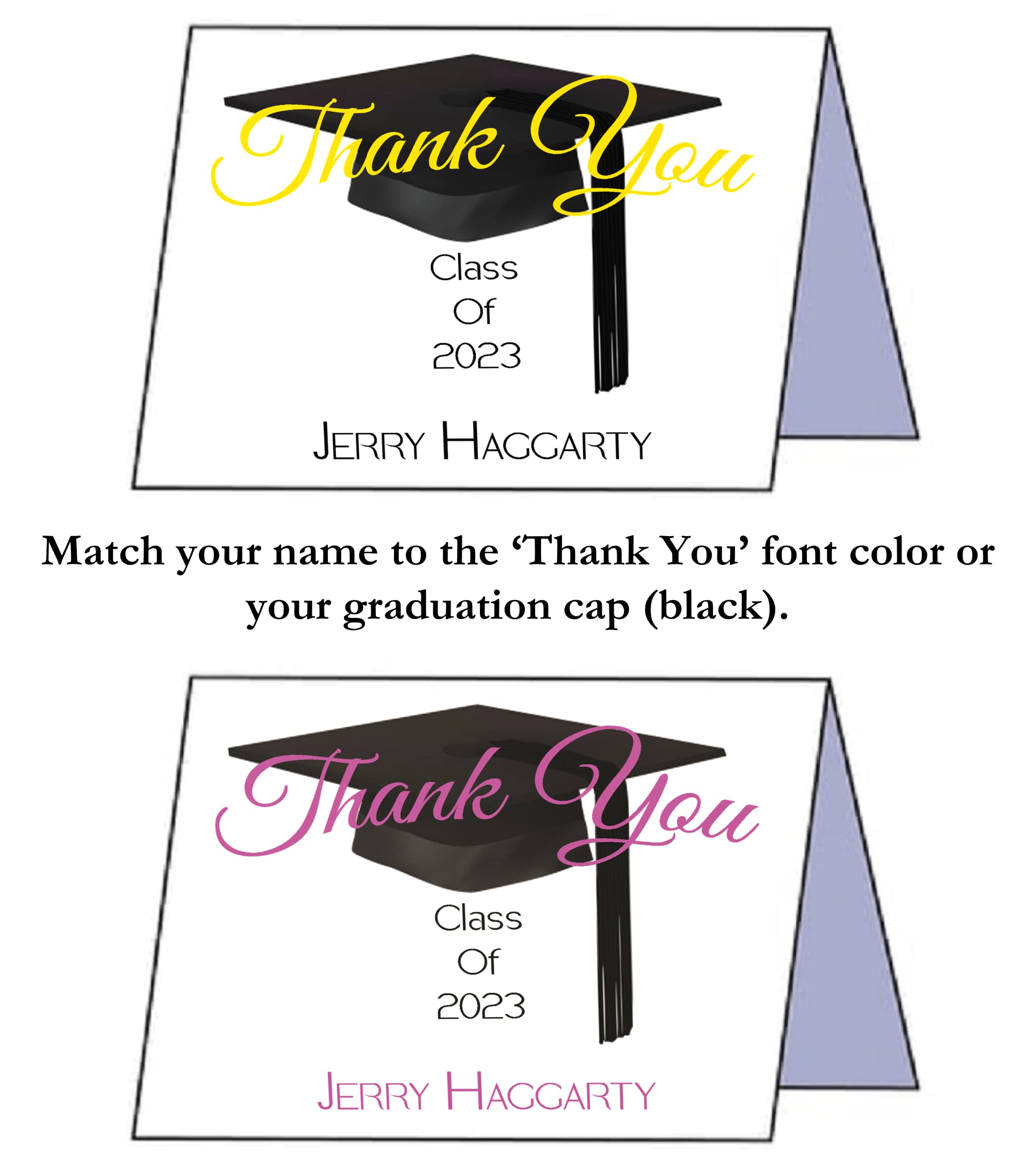 Graduation Thank You Cards Templates