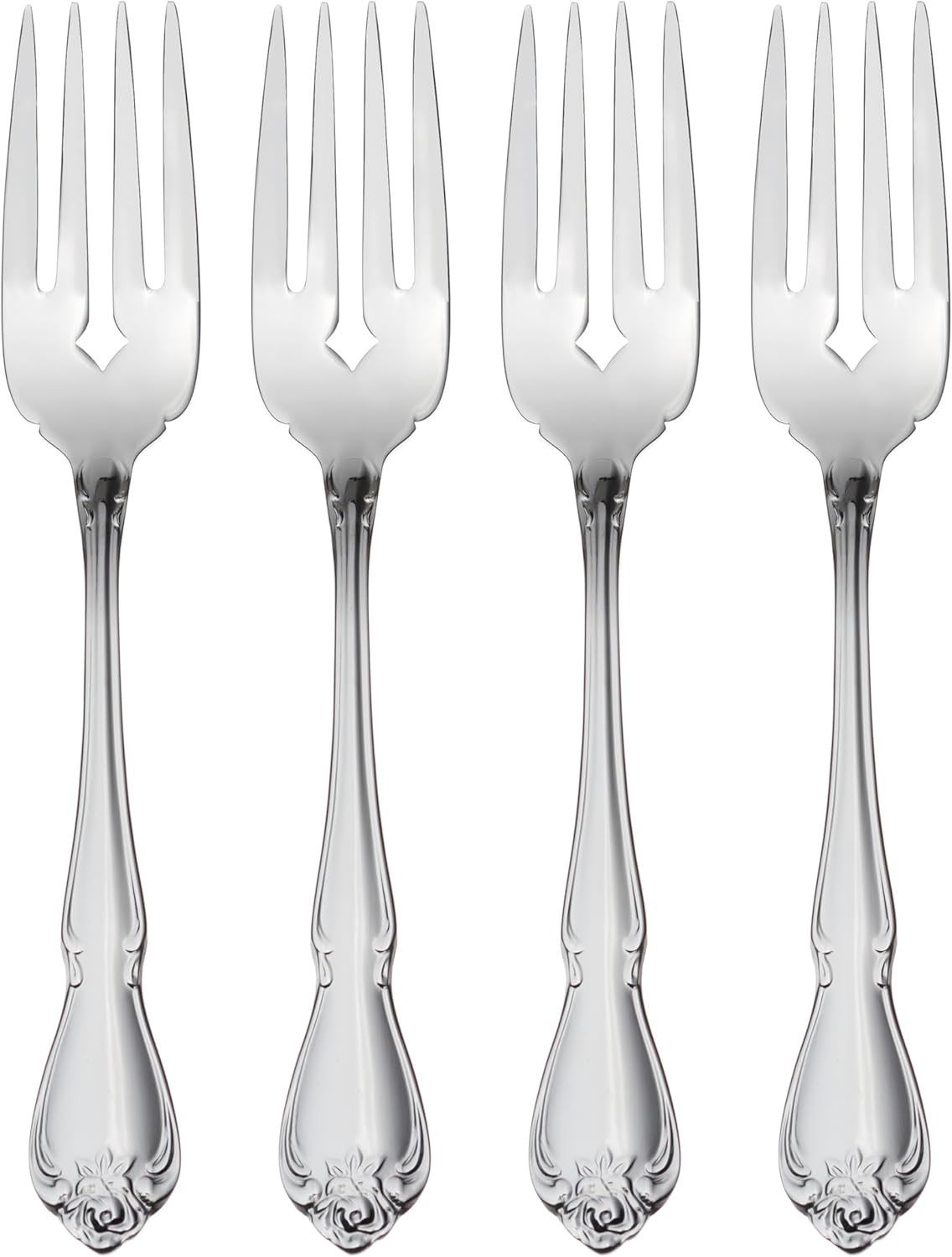 Amazon.com | Oneida True Rose Everyday Flatware Salad Forks, Set of 4 ...
