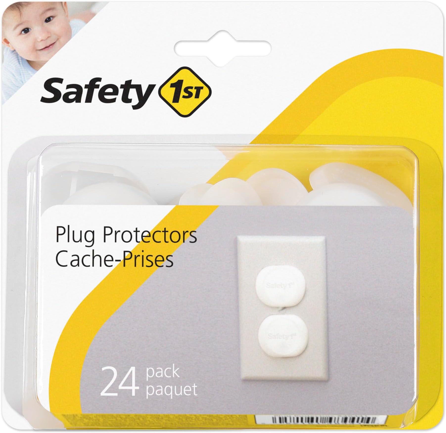 Amazon.com : Safety 1st Electrical Outlet Baby Proof Covers, Secure ...