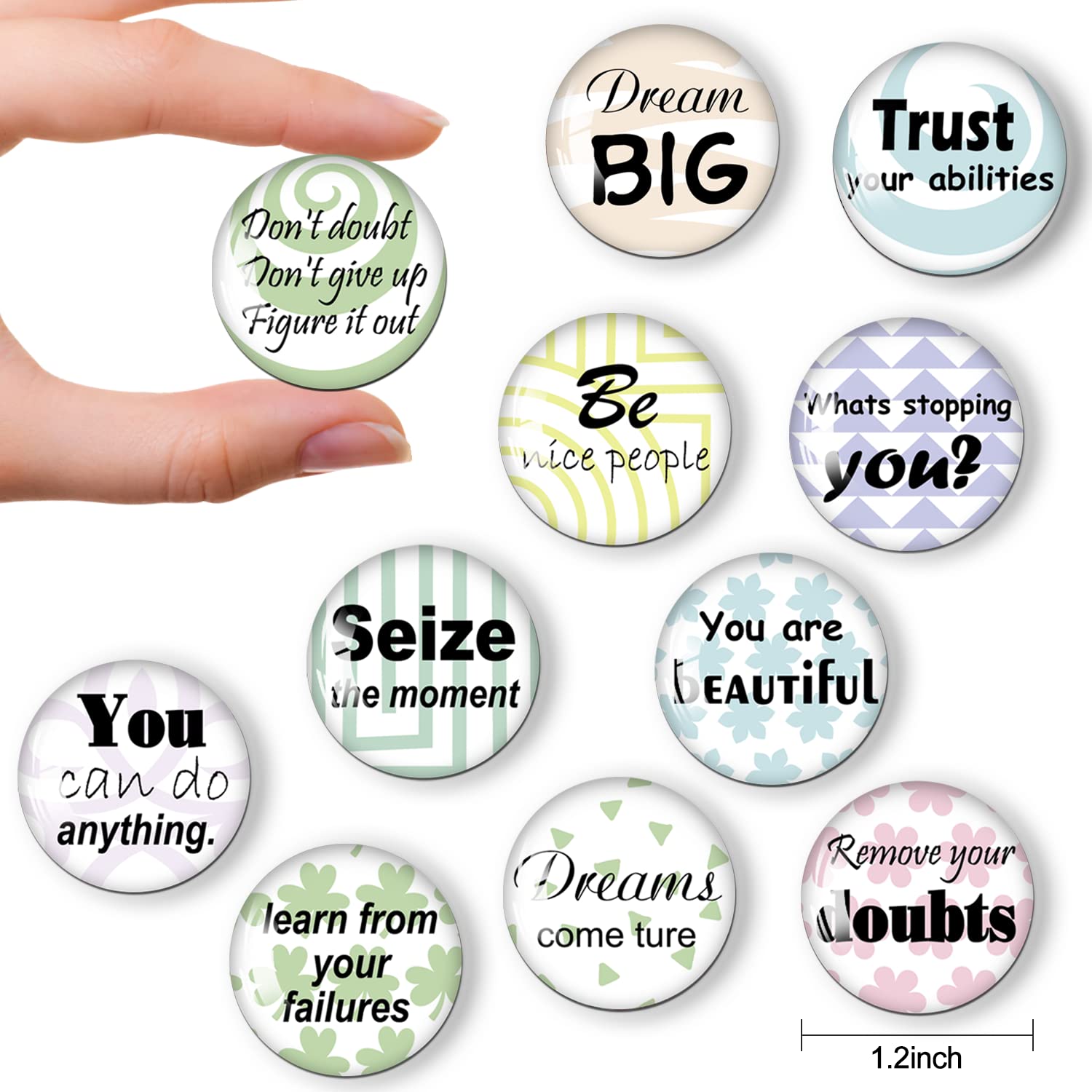 Snapklik.com : MORCART 30Pcs Inspirational Magnets - Motivational ...