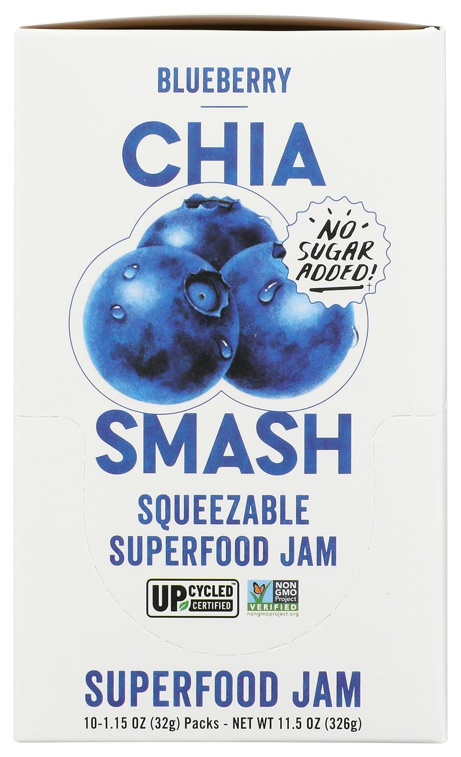 Amazon.com : Chia Smash Blueberry Superfood Jam Sgl, 1.15 OZ : Grocery ...