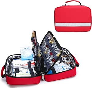 Medical Trauma Bag Empty, Portable First Aid Kits Bag Insulation And ...