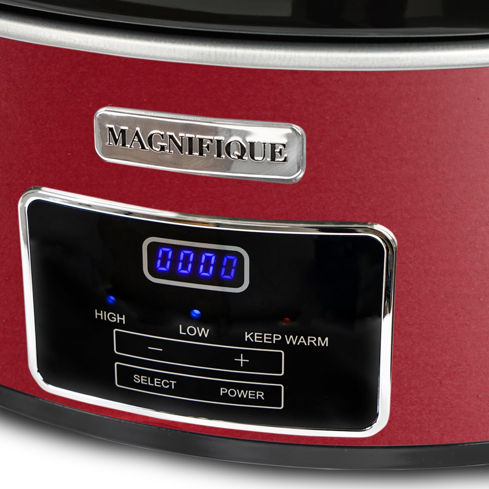 MAGNIFIQUE 6-Quart Casserole Slow Cooker with Timer and Digital ...