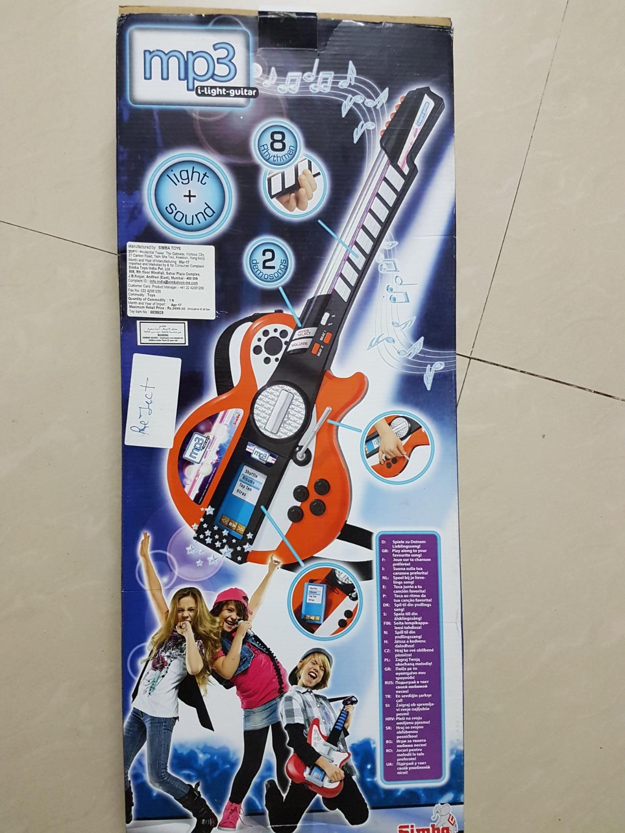 Buy Simba Toys My Music World B/O -Inchi-Light Electronic Guitar-Inch ...