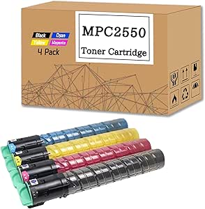 Amazon.com: MPC2550 Toner Cartridge Extra High Yield Replacement Pack for Ricoh Aficio MPC2030 ...