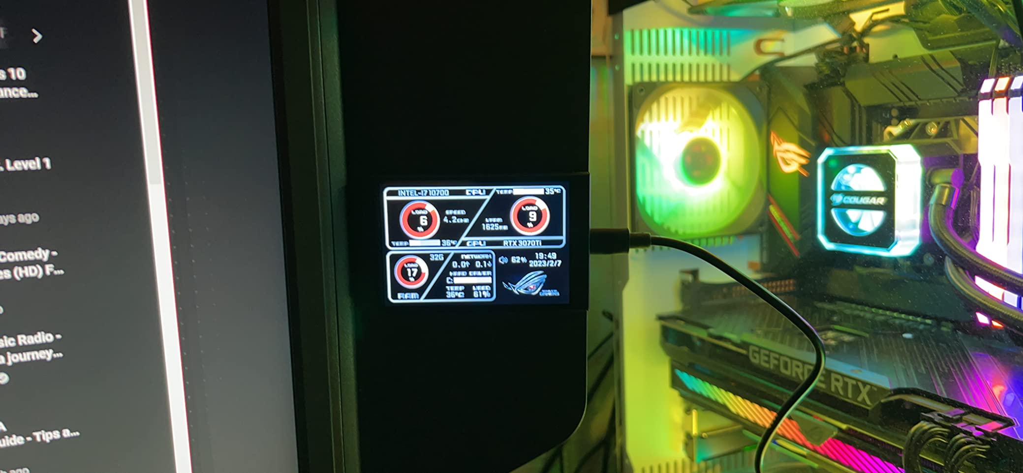 $9/mo - Finance WOWNOVA English Version Computer Temp Monitor, PC ...