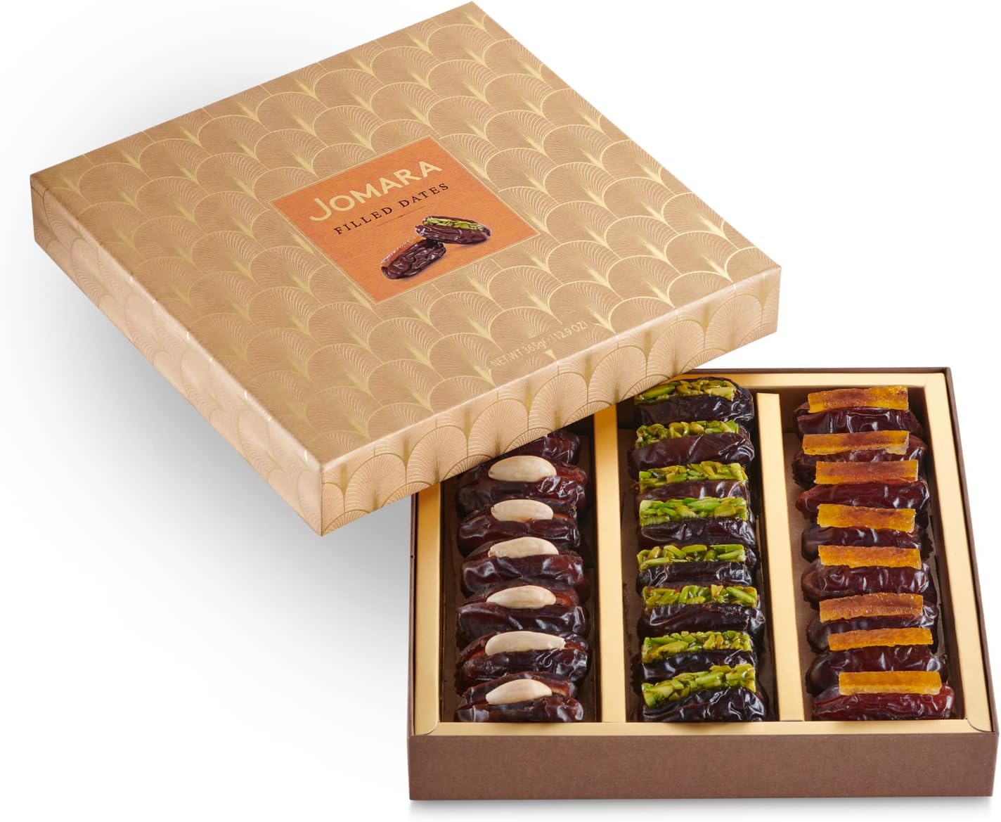 Amazon.com: Jomara Premium Filled Dates Gift Pack 12.9oz (365g) – 3 ...