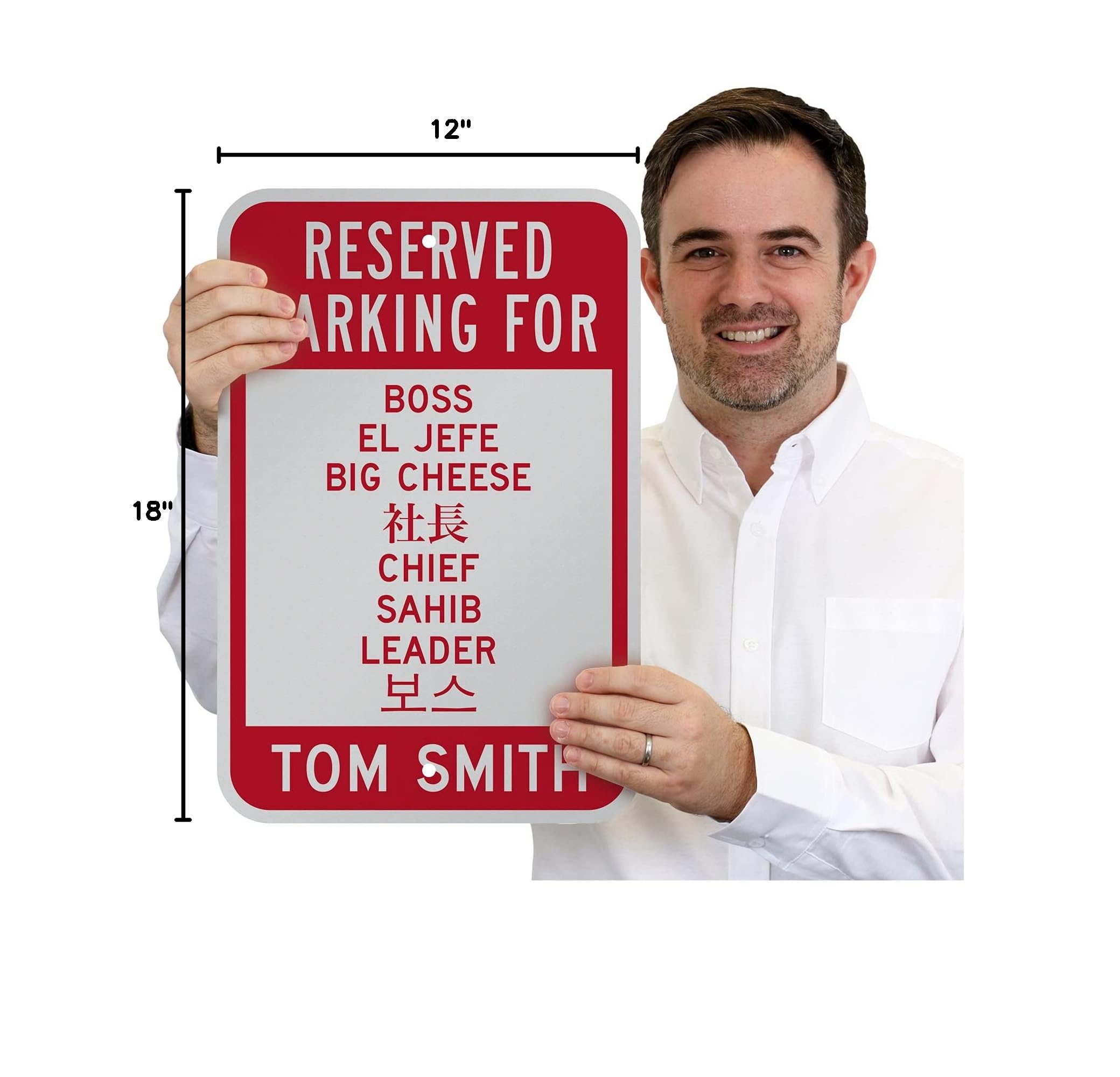 Funny Boss Parking Signs