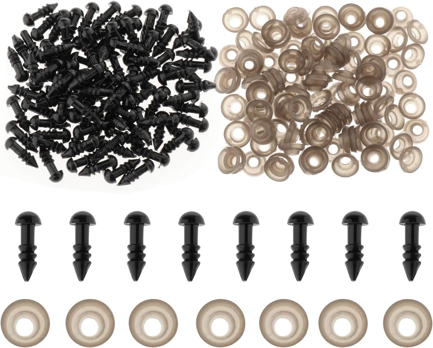 Safety Eyes Toy Eyes Plastic Safety Eyes with Washer for Tcrochet Toys ...