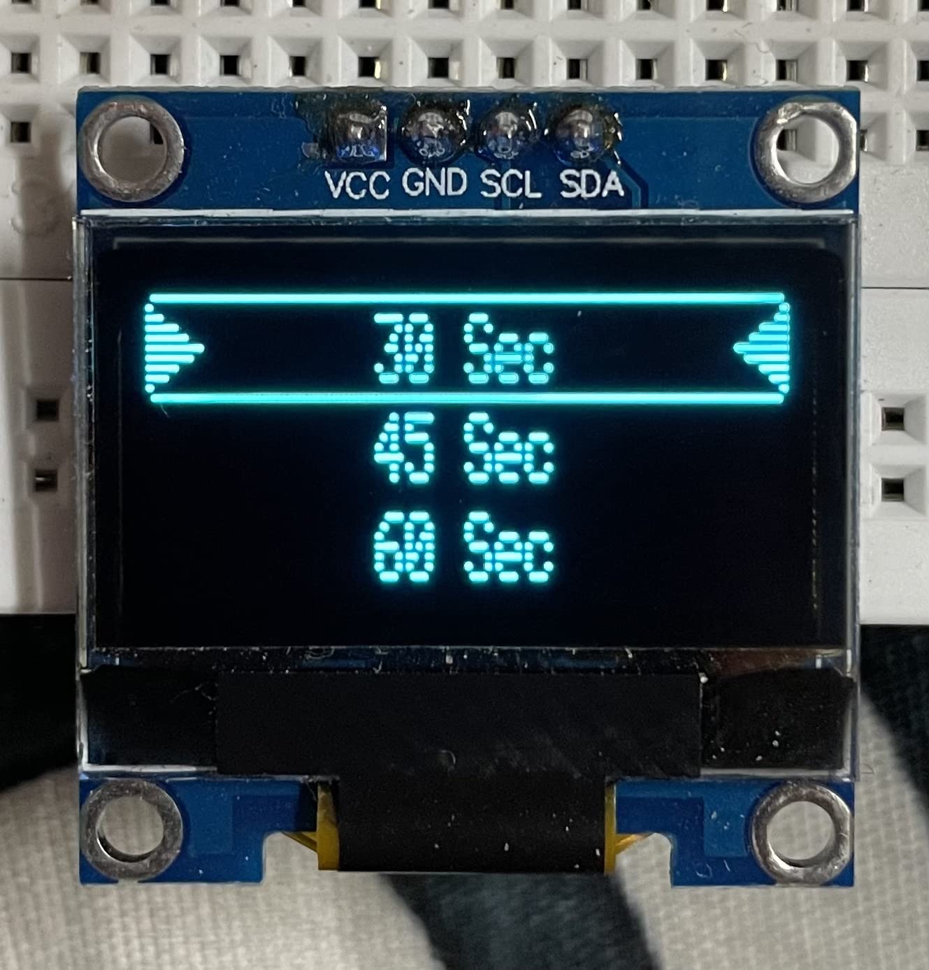 UG LAND INDIA 0.96 OLED Display Module 4-Pin 2C Blue OLED Display ...