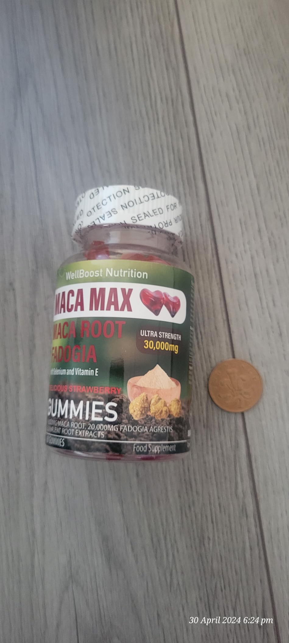 Maca MAX -Ultra Strength (30,000mg Equivalent Extracts) Maca Root, Fadogia Root, Selenium, VIT E ...