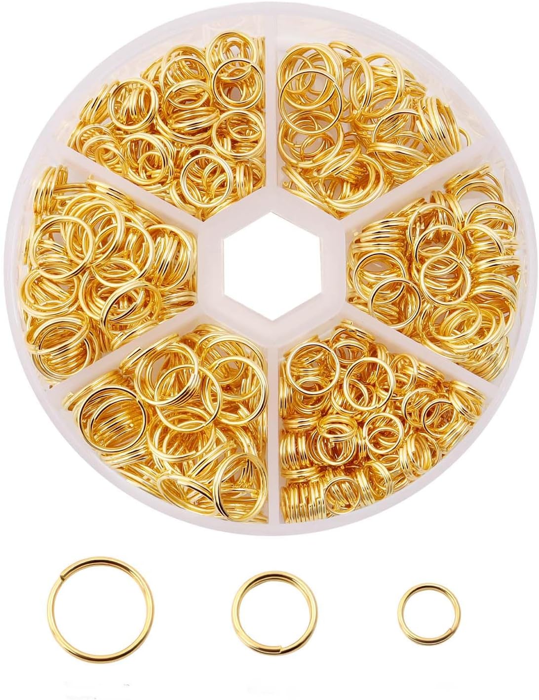 Amazon.com: Chuyau 550Pcs Key Rings Split Rings for Jewelry Making Jump ...