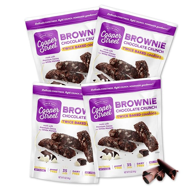 Amazon.com: Cooper Street Cookies All Natural Twice Baked Crispy Cookie ...