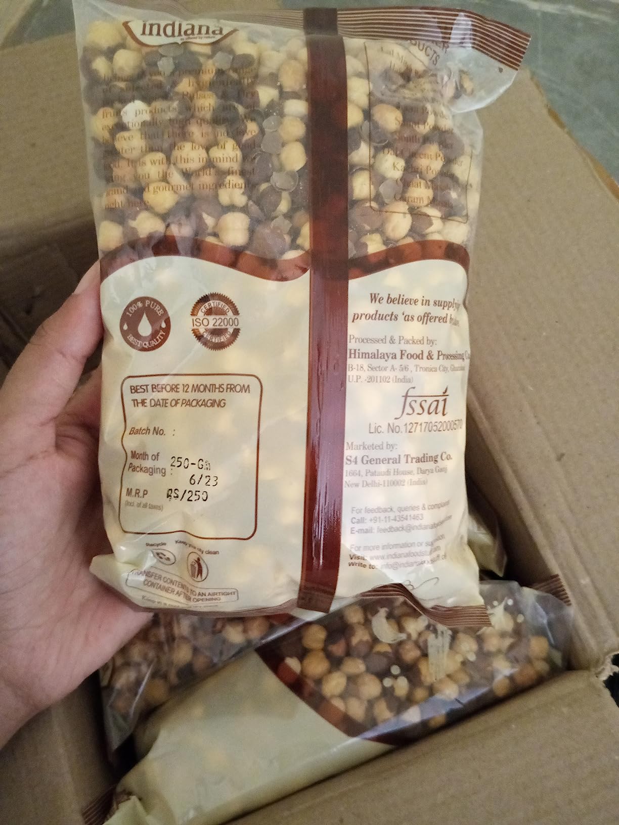 Indiana Roasted Bhuna Chana - (1Kg) : Amazon.in: Grocery & Gourmet Foods