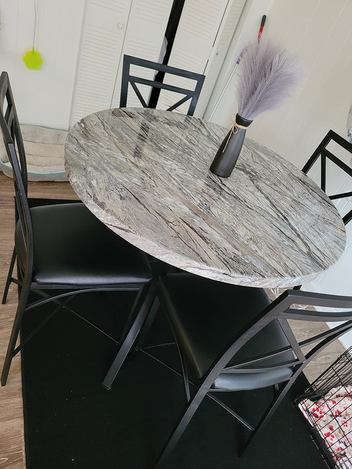 $3/mo - Finance W.Z WOODZIA Black Ceramic Vase for Pampas Grass, Modern ...
