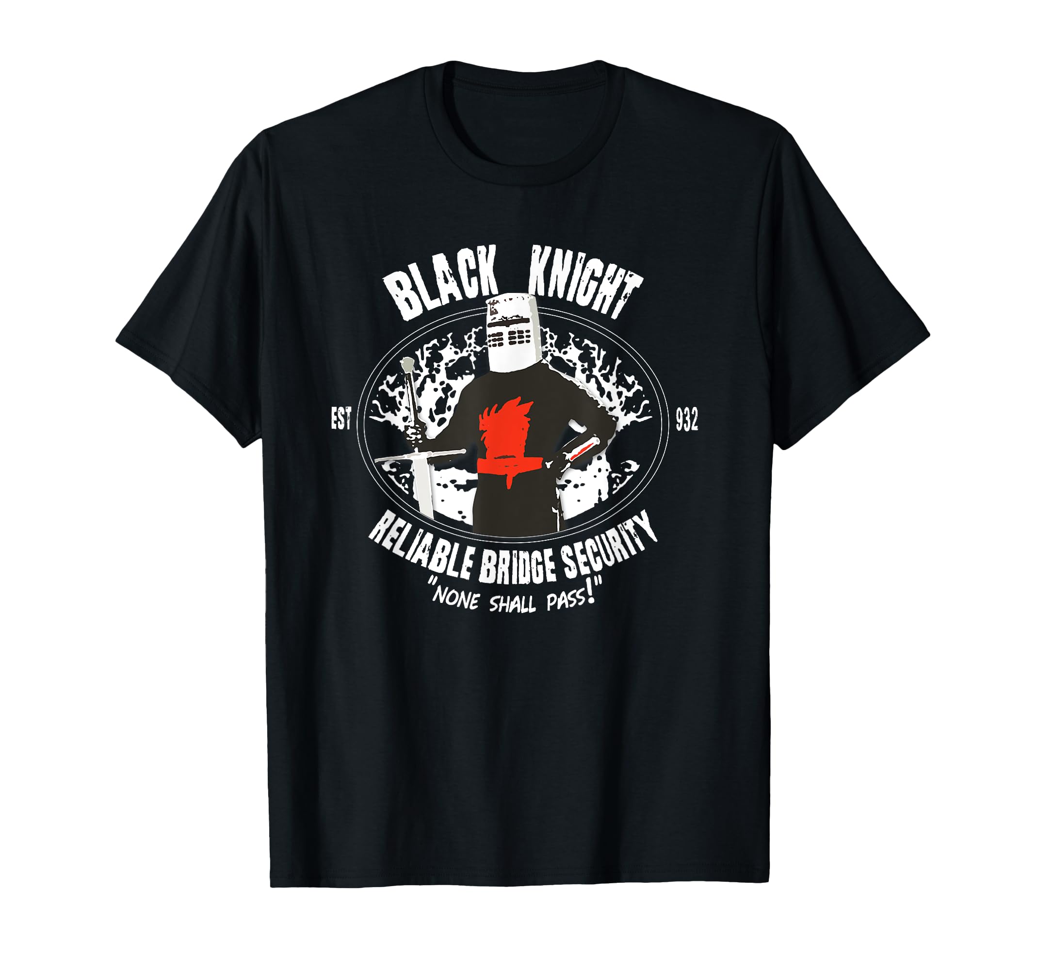 Amazon.com: Cool T-Shirt - Black Knight Bridge Security Tee T-Shirt ...