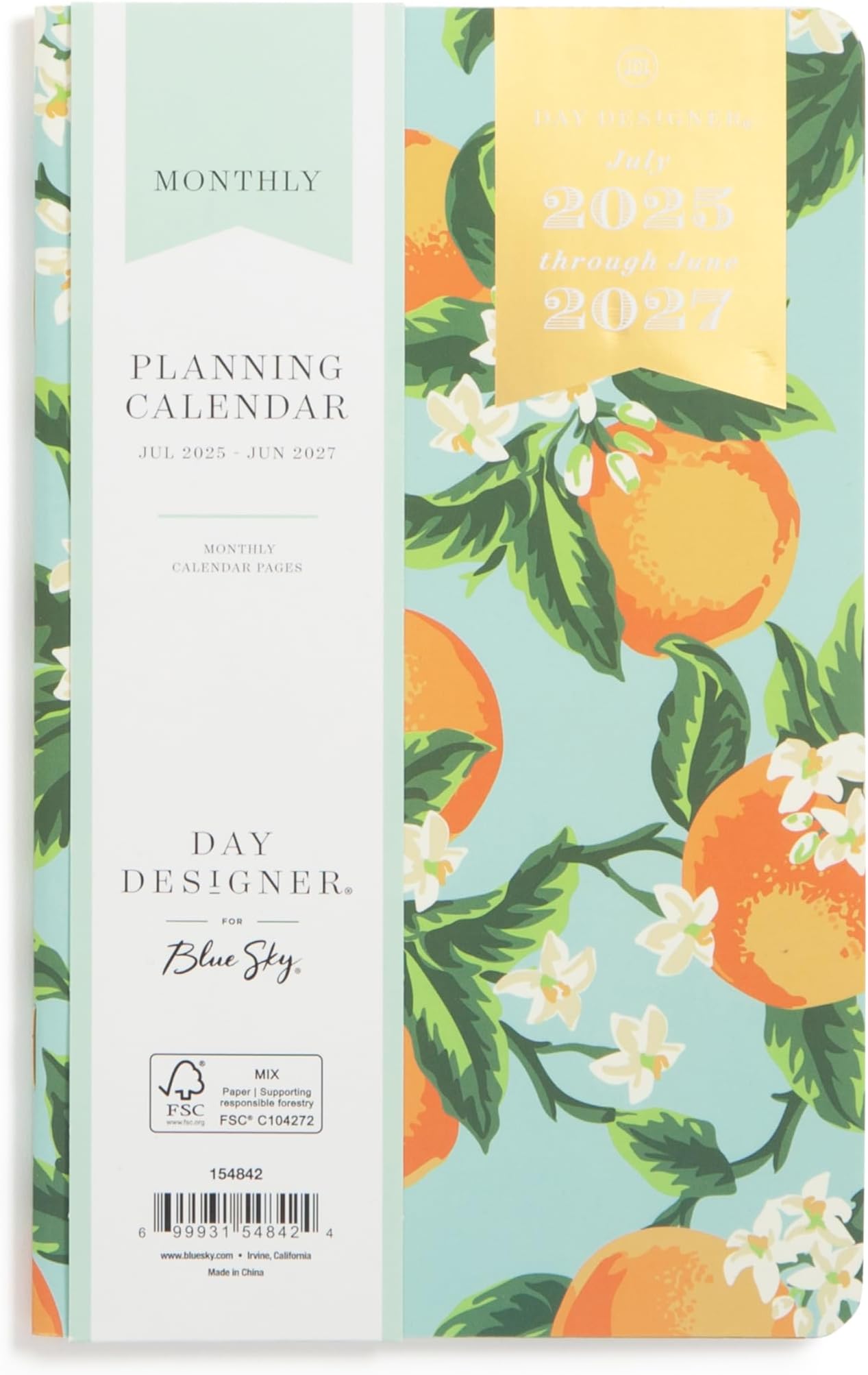 Amazon.com : Orange Circle Studio 2024 Flower Market Monthly Planner ...