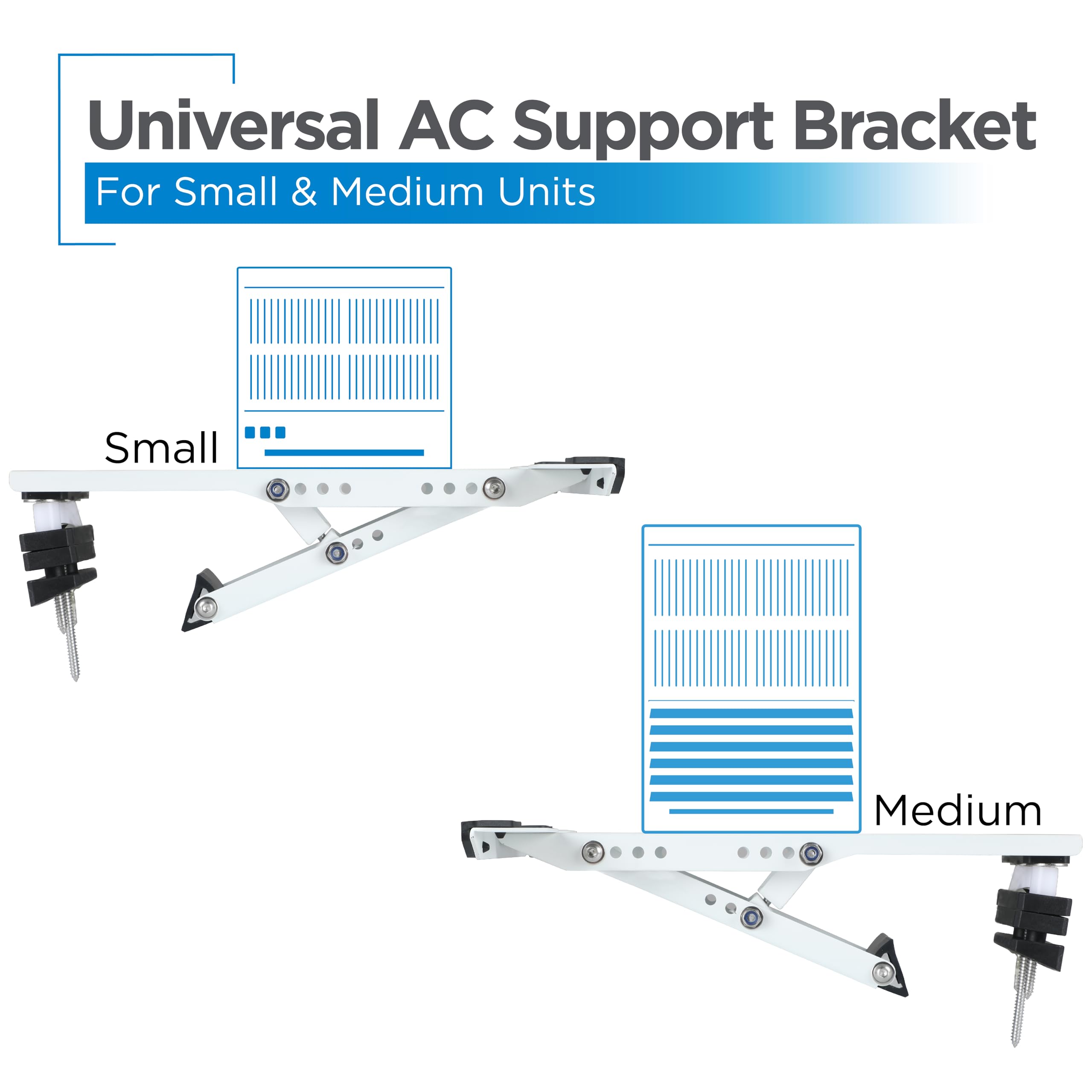 Snapklik.com : AnyMount Air Conditioner Support Bracket For Outdoor ...