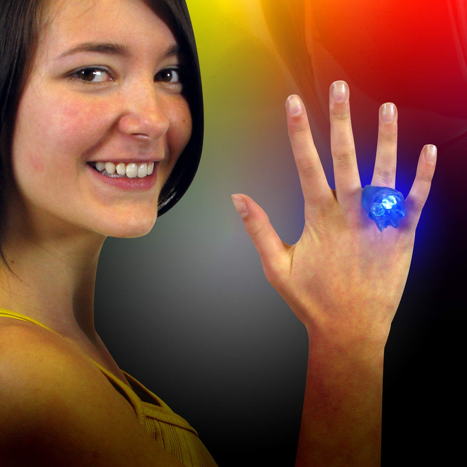 Kids Party Bag Fillers The Glow Company Light Up Flashing Animal Rings ...