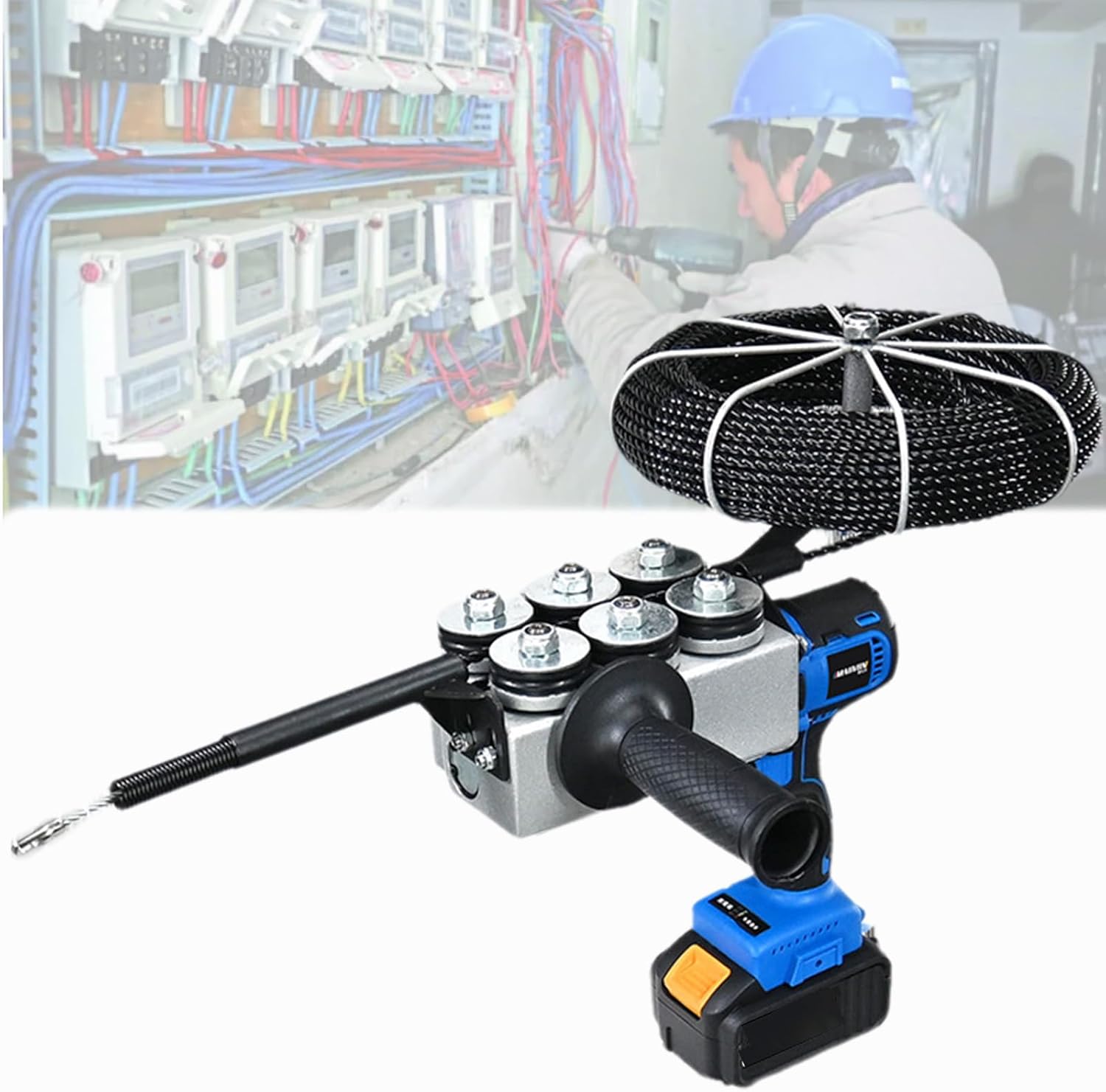 Amazon.com : Automatic Wire Stringing Machine, Wire Cable Puller, 40m ...