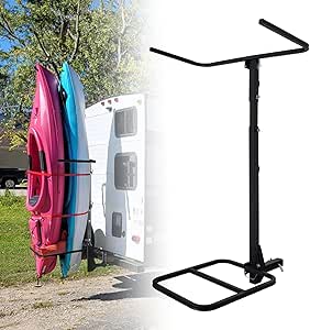 Amazon.com : RV Hitch Mount Kayak Rack Fits up to 12' Kayaks Vertical ...