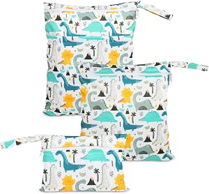 Amazon.com: MOORIIY Waterproof Reusable Wet Bag for Diaper Wet Swimsuit ...