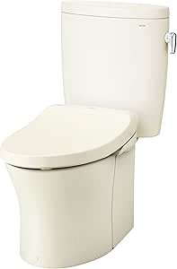 Amazon | 【取替交換付き(東京都)】 TOTO トイレ セット品:便器EX+ウォシュレットKM (TCF8AM66) マンション向け パステルアイボリー 【Amazon.co.jp限定 ...