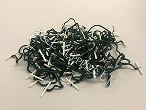 127mm Treasury Tags Plastic Ends Paper Fasteners Green String Tag Paper ...