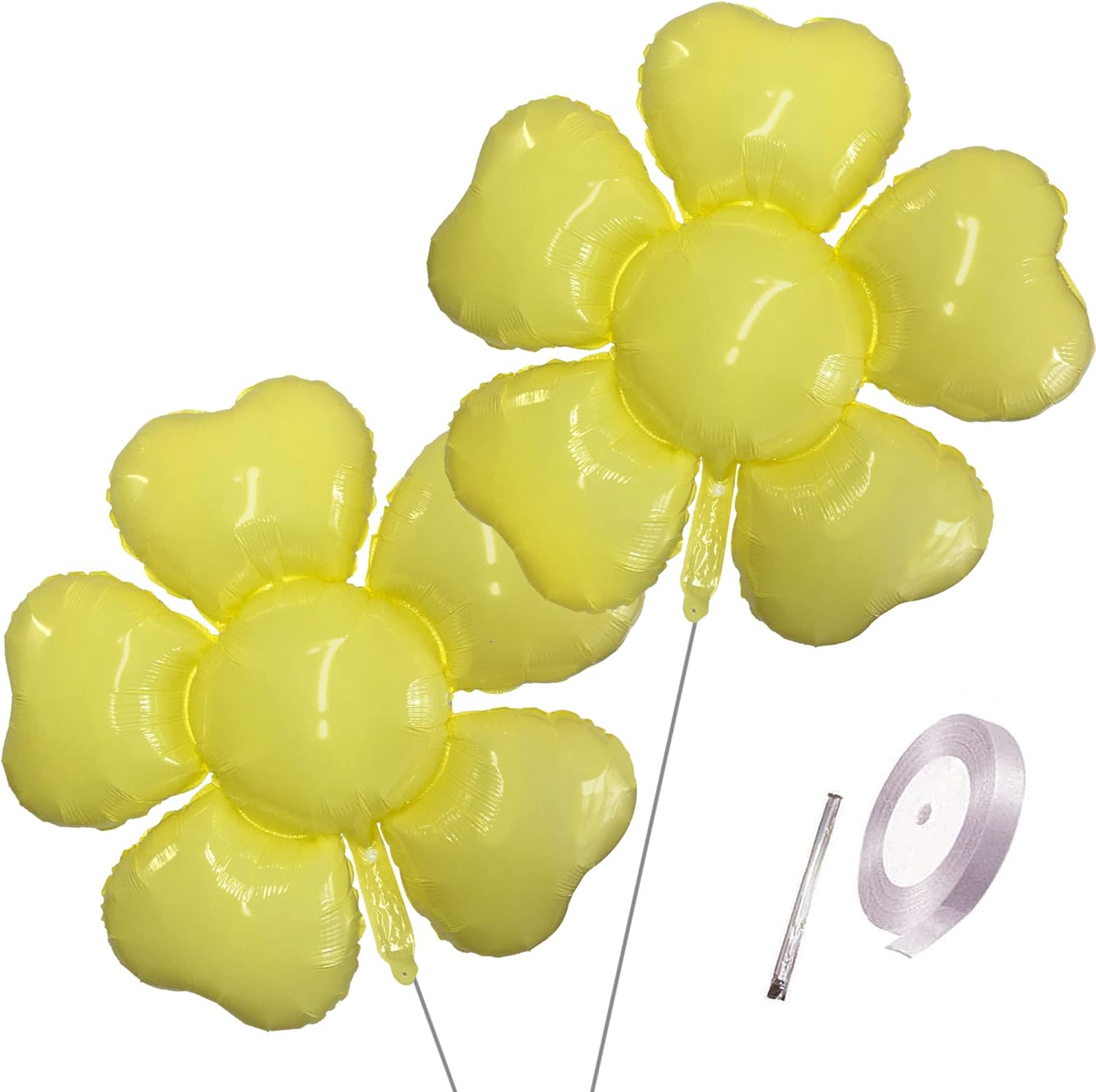 Amazon.com: Yellow Flower Balloons Decorations Huge Bright Yellow ...