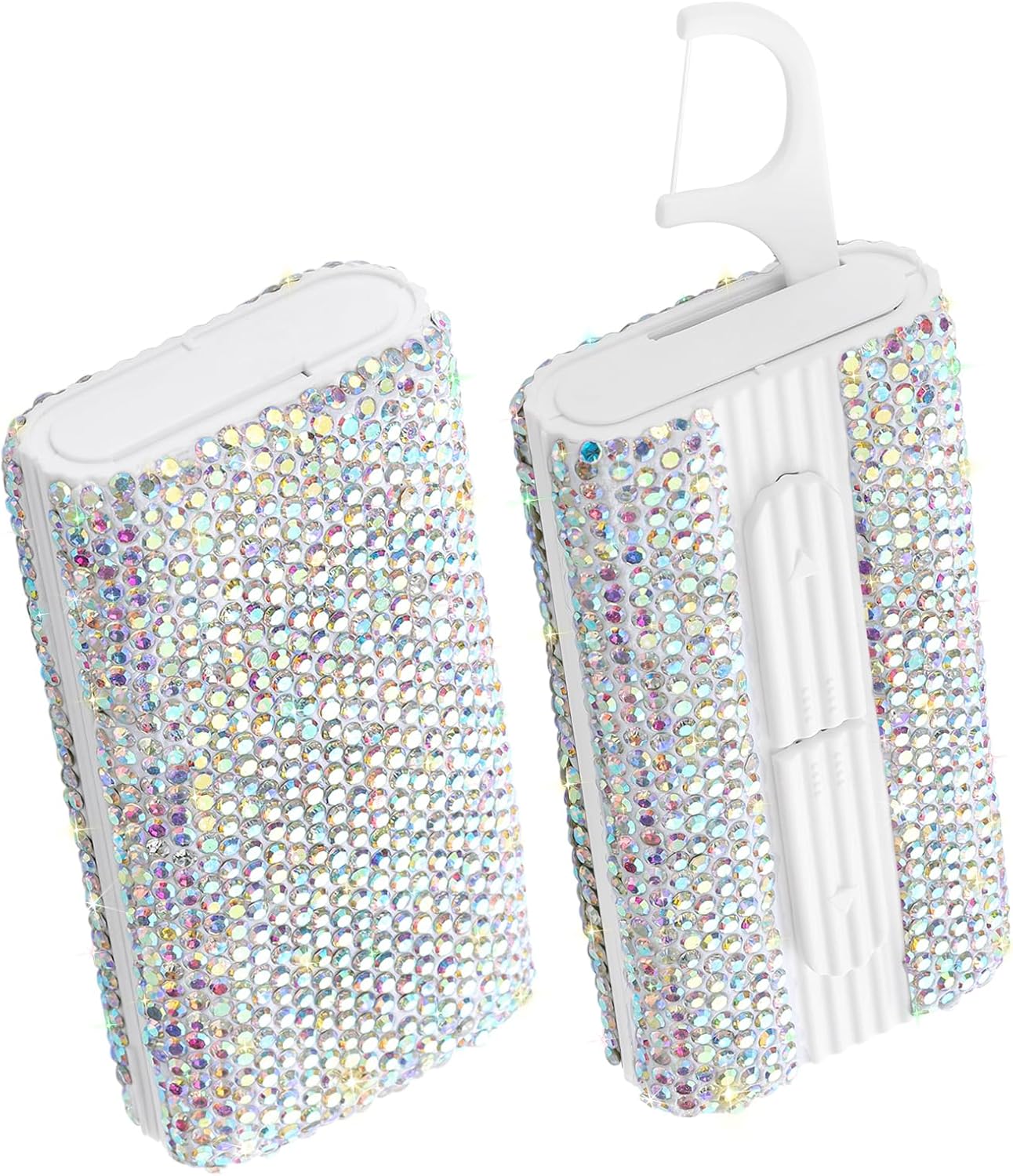 Amazon.com: Soleebee Portable Dental Floss Case Bling Crystal Floss ...