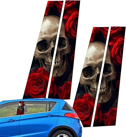 Amazon.com: B-Pillar Decals for Cars - Scratch Cover | Halloween ...