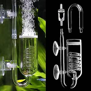 Amazon.com : CO2 Diffuser,3 Spiro Tube Glass CO2 Diffuser for Aquarium ...