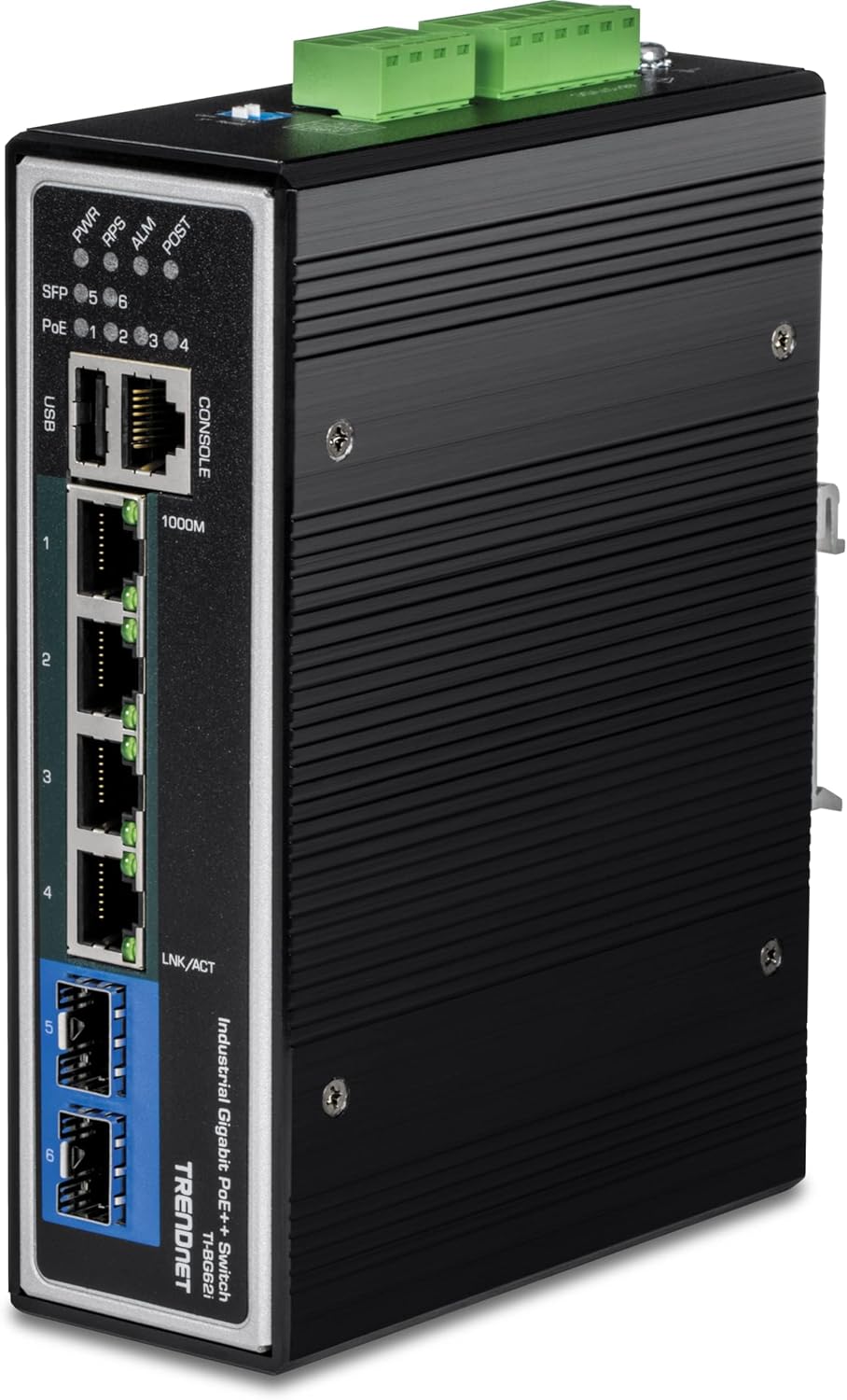 Amazon.com: TRENDnet 6-Port Industrial Gigabit L2+ Managed PoE++ DIN ...
