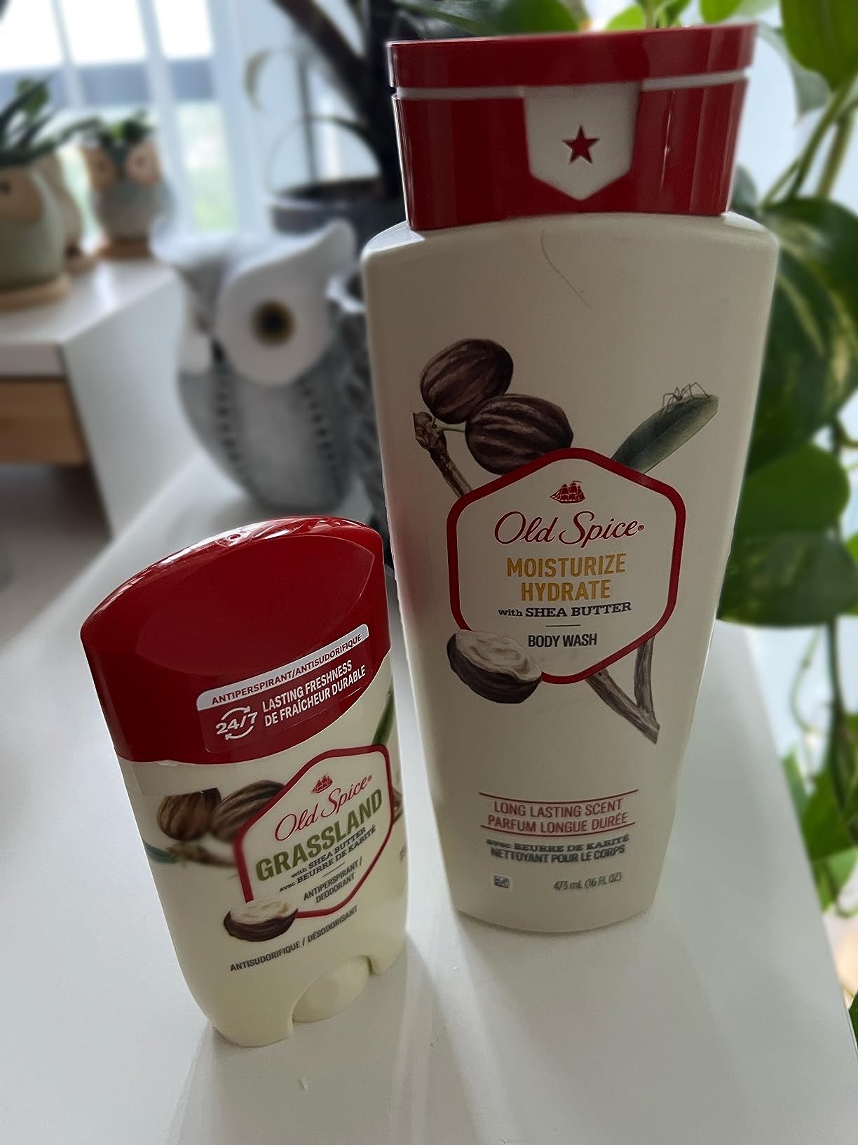 Old Spice Men's Body Wash Moisturize with Shea Butter, 24/7 ...